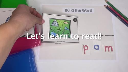 Vowel Sounds A | Teaching Short /a/ Reading Set by Modern Montessori Method