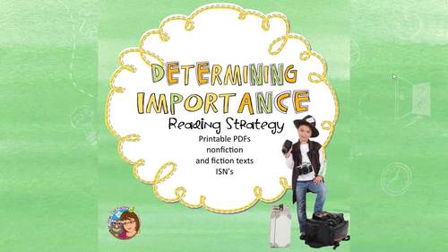 Determining Importance Reading Comprehension Strategy PPt +PDFs ...