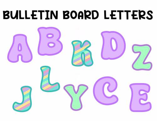 Printable Boho Alphabet Letters Bundle Pack, Printable Large Alphabet ...