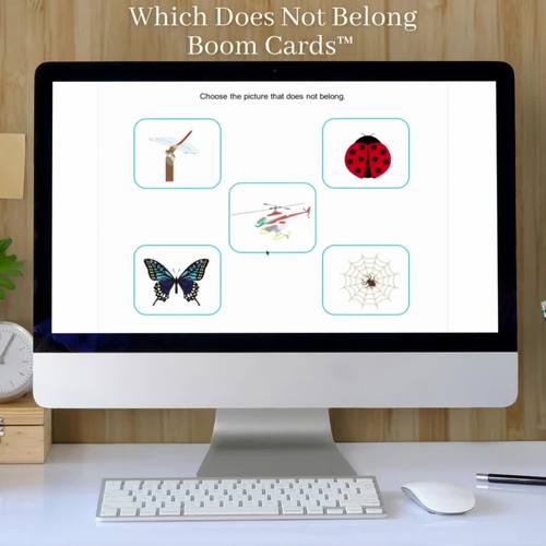 Which Does Not Belong - Boom Cards Speech Therapy by Suzuki Speech Therapy