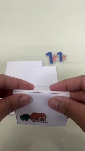 3D Pop-Up card Number 0-9 ,Template Pop-Up: coloring and cutting Activities