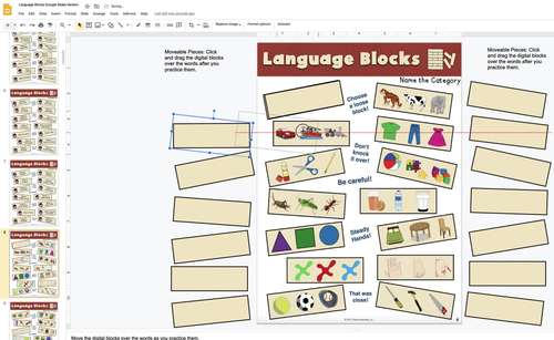 Language Blocks: A Speech Therapy UN-stacking Game! Game Companion for ...