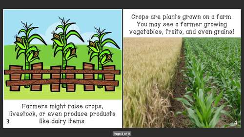 A Trip to the Farm SMARTBOARD BOOK by Courageous with Crayons | TPT