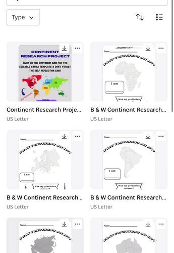 Continent Research Project w/SEL Reflection (editable in Canva) | TPT