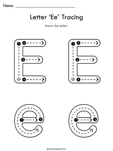 Alphabet Tracing Worksheets, Letters Formation, Kindergarten Morning ...