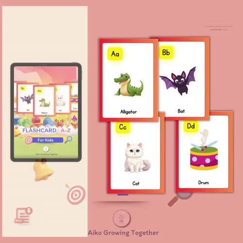 A–Z Alphabet Flashcards | Letter Recognition for PreK & Kindergarten