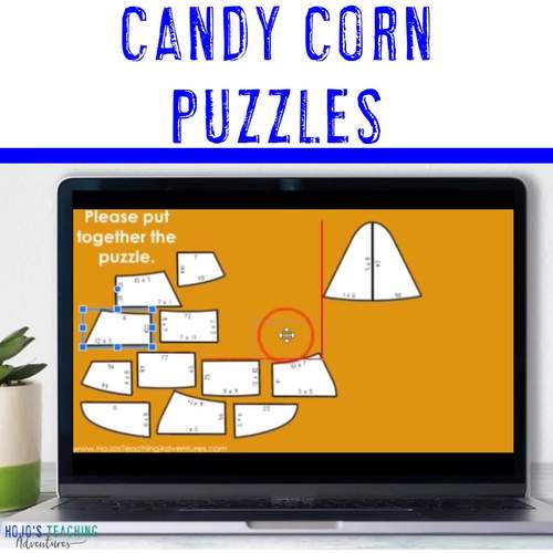 DIVISION Candy Corn Math Craft: Autumn Fall Logic Puzzle Coloring Pages ...
