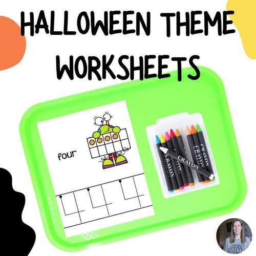 MORNING WORK: HALLOWEEN TRACING NUMBERS ACTIVITY SET | TPT