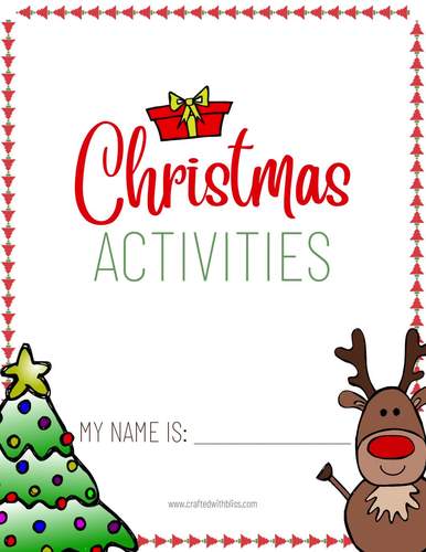 Christmas Activities kids(61 pages), Christmas Party Games, Christmas ...