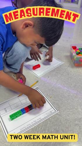 Measurement Activities & Measurement Worksheets Low-Prep Kindergarten ...