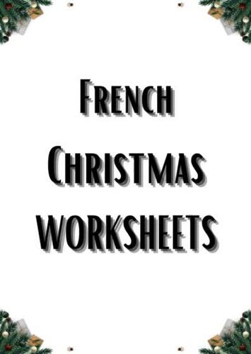 French Christmas Worksheets Activity by Worksheet Whisperer | TPT