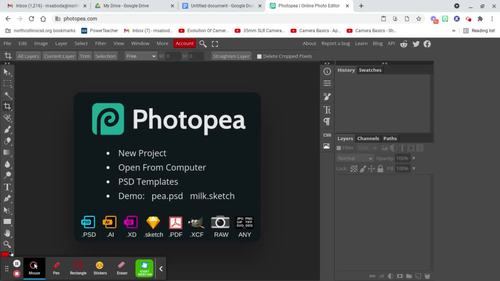 Halloween Ghost Image Beginner Photography using Photopea | TpT
