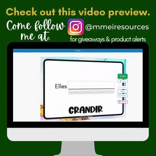 Les verbes en IR | BOOM Cards | French Digital Task Cards by Mme I's ...