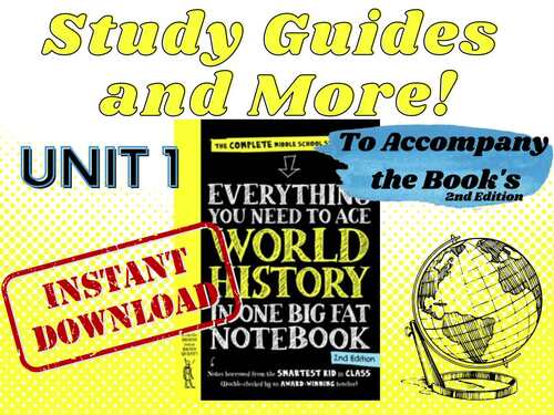 Everything you need to Ace World History Unit:1-First Humans Prehistory ...