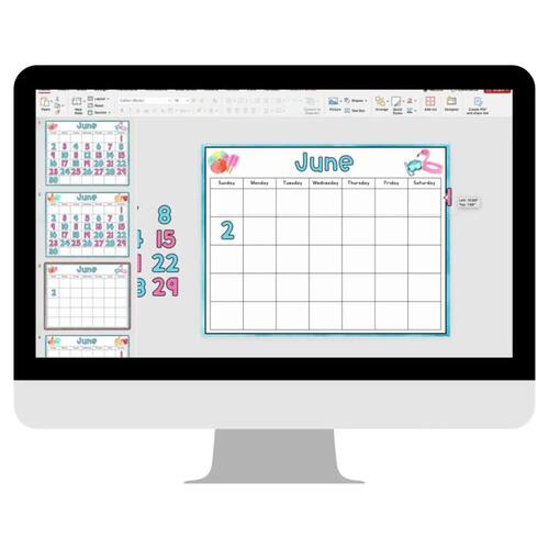 June Morning Meeting Calendar by Leanne Prince | TPT