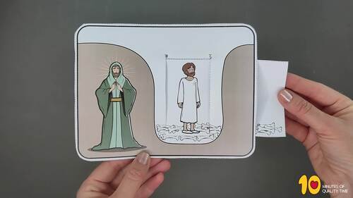 Ezekiel And The Valley of Dry Bones Craft by 10 Minutes of Quality Time