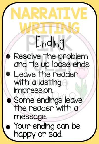 Narrative Writing Posters - Classroom Decor by Pink Tulip Teaching ...