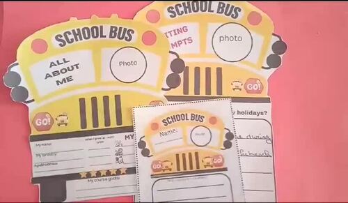 Back to school activity|Getting to know you|All about me Bulletin board ...