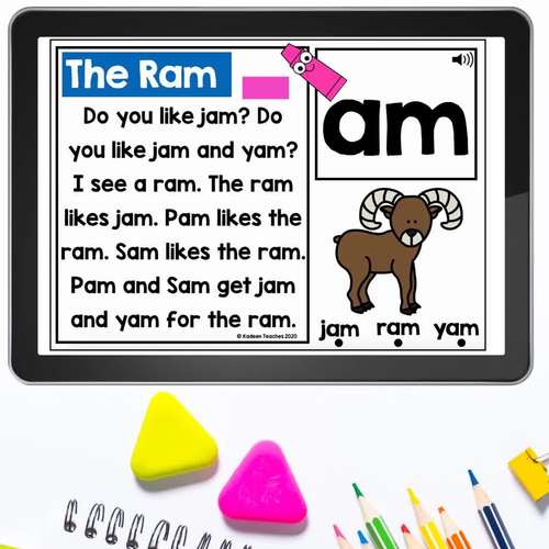 Digital Long A Phonics Readers-Boom Cards™ by Kadeen Teaches | TpT