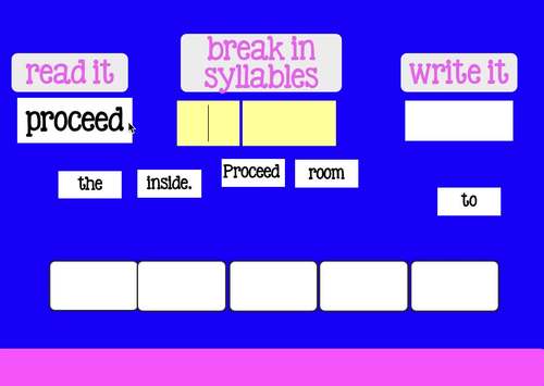 ee ey BOOM Cards Sentence Scramble Spelling & Reading Practice part 2