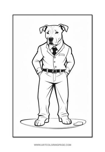 Embark on a Creative Adventure with Printable Dog Coloring Pages for ...