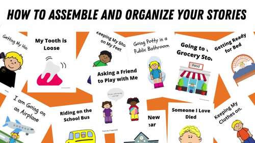 Play Skills Social Narrative Set - featuring a boy by Positively Prepared