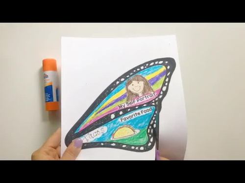 Butterfly All About Me Poster- Digital Version Included! by Meghan Snable