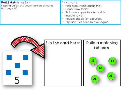 One to One Correspondence! Counting with Math Manipulative by Erika Deane