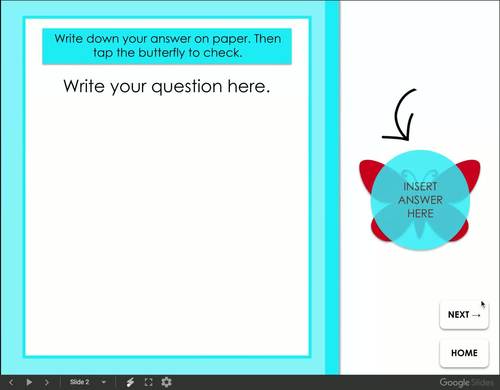 Google Slides PPT Game Template | Digital Editable Self-Checking ...
