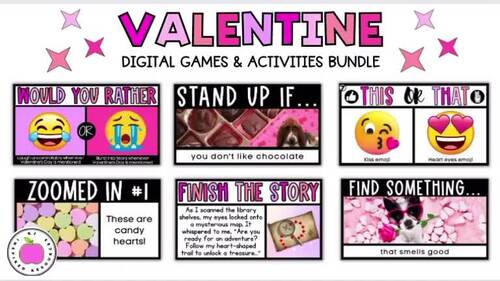 Valentine's Day Digital Activities and Games Bundle by KJ Inspired ...