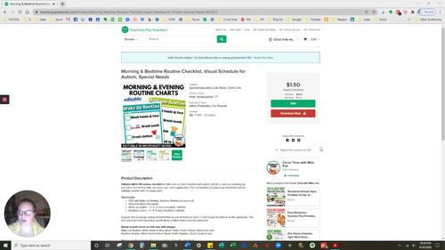 Morning & Bedtime Routine Checklist, Visual Schedule Home, Autism ...