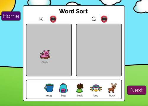 Final Consonant Devoicing Minimal Pairs Activities G K Boom Card Silly ...