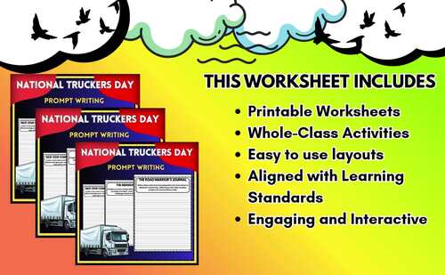 Truck Drivers Appreciation Day Writing Prompts | Fun & Reflective ...