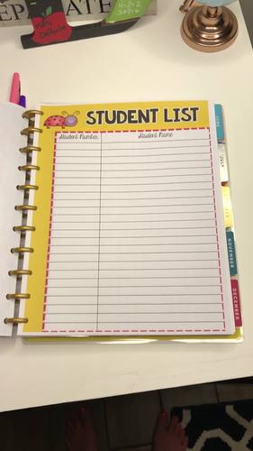 Teacher Binder Labels- EDITABLE- Insect Theme by Kristi DeRoche | TpT