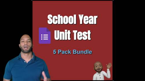 Physics | Test School Year Bundle | Google Form | 45 Pack 1125Q | TPT