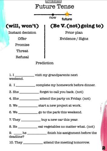 Tense Worksheets - Future, Present and Past continuous Tense | Grammar ...