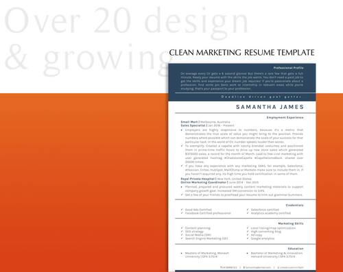 Marketing Resume Template Word, Resume For Sales, Retail Resume Templates
