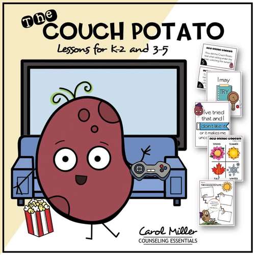 The Couch Potato | Healthy vs Unhealthy Choices Activities | TPT