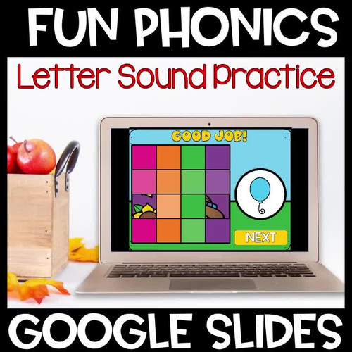 Fun Phonics First Letter Sound Google Slides Level K Unit 1 Week 1