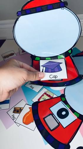 CVC Word Sorting | Middle Vowel Sorting by Teaching with Heart Store