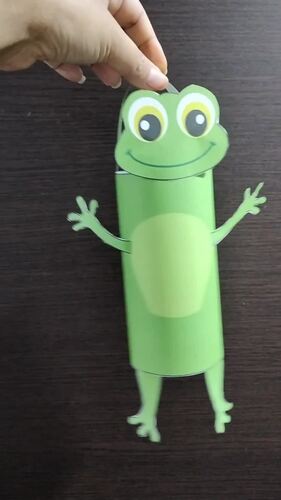 Frog Craft Spring Craft Coloring Activity Windsock & Mobile Art Spring ...