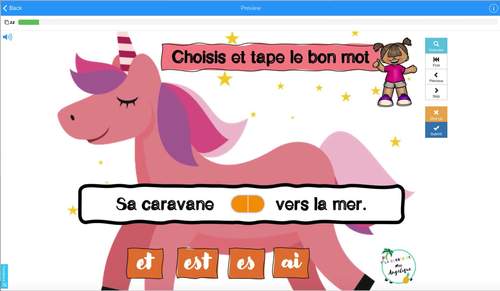French BOOM CARDS Homophones Homonyms ES EST ET AI | Distance Learning