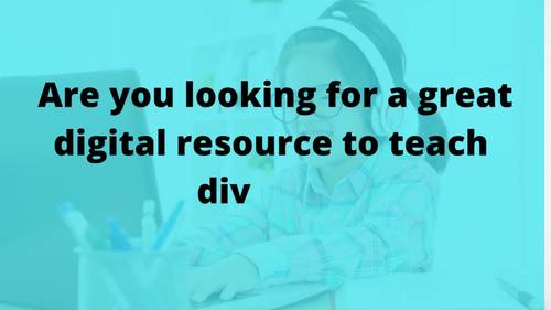 Division Facts Google Slides Game Halloween Themed | Math Facts by ...