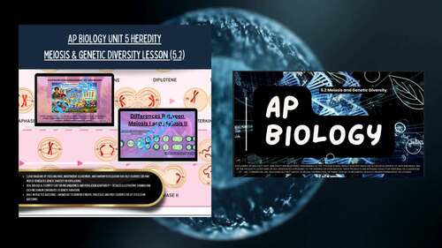 AP Biology UNIT 5 Heredity 5.2 Meiosis & Genetic Diversity Lesson Unit ...