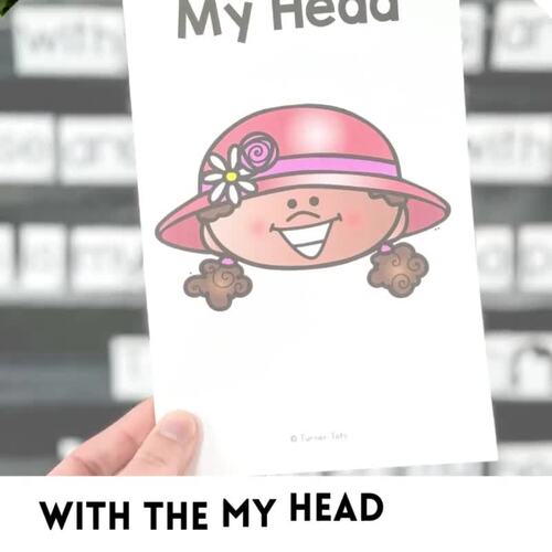 My Head Poem - Phonological Awareness Pocket Chart Poem - Music & Movement