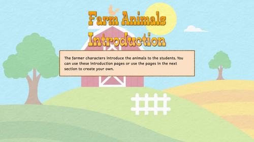Farm animal vocabulary spelling writing and lettering activities bundle