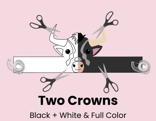 Bull Crown / Party Hat / Mask / Costume / Animal / Headband ** Two ...