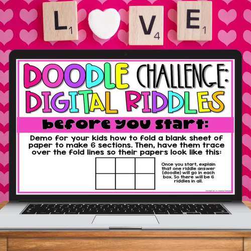 Virtual Meeting Games | Distance Learning | DIGITAL GAME | VALENTINE'S DAY