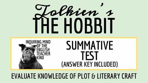 The Hobbit Test, Answer Key, and Standards-Based Essay Scoring Rubric