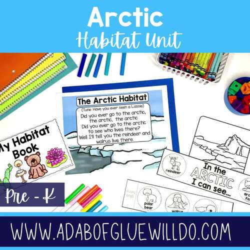 Arctic Habitat Science Lessons and Activities for Pre-K | TPT